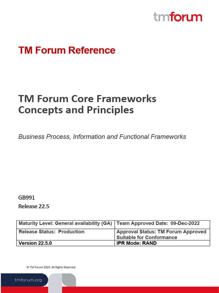 GB991 Core Frameworks Concepts and Principles v22.5 | PDF | Business ...