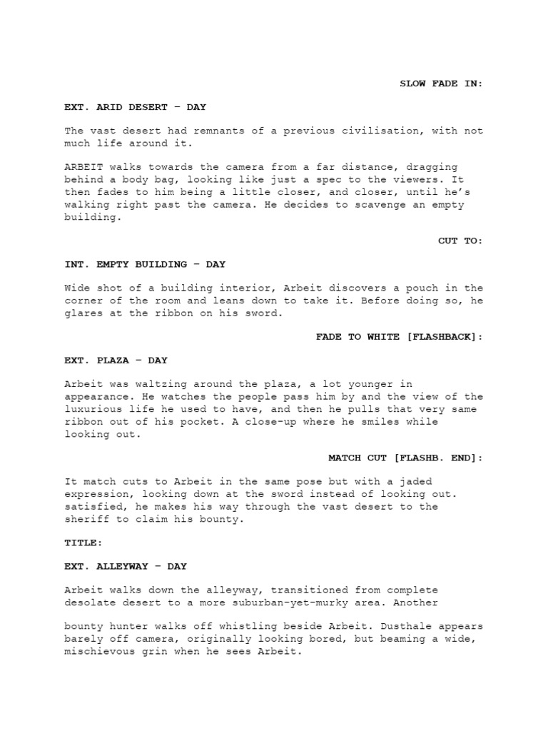 Finalised Script | PDF