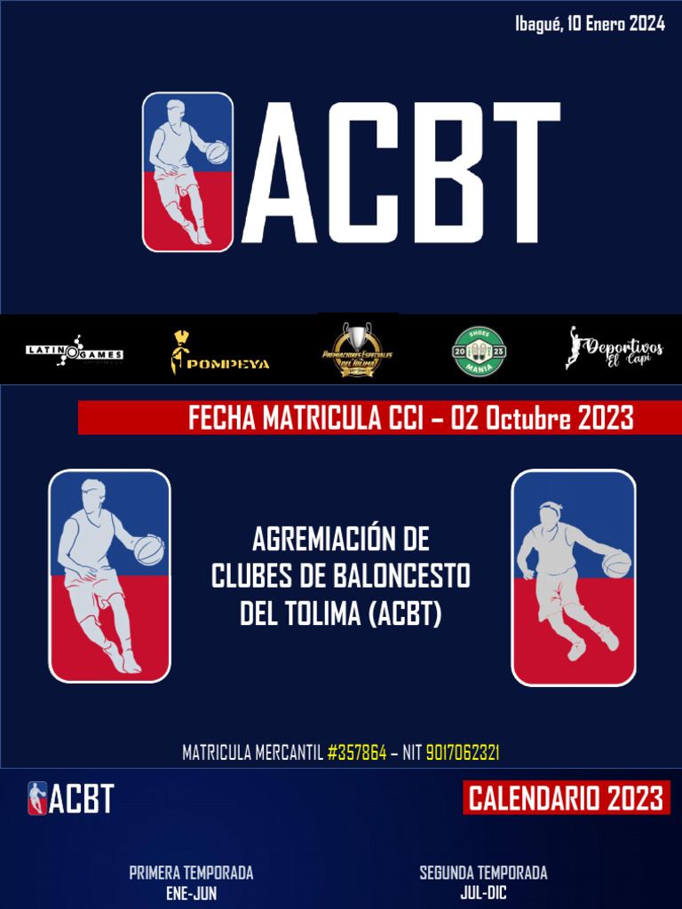 Calendario y Estrategias ACBT 2023 | PDF | Business | Marketing
