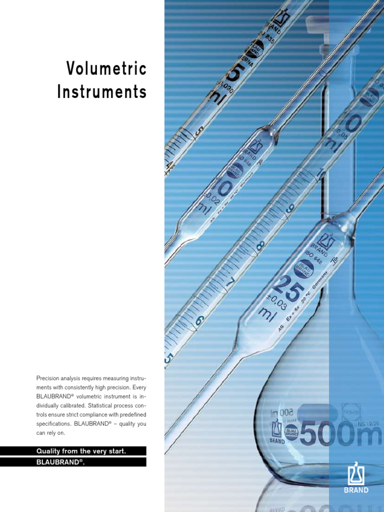 GK800 03 Volumetric Instruments e | PDF