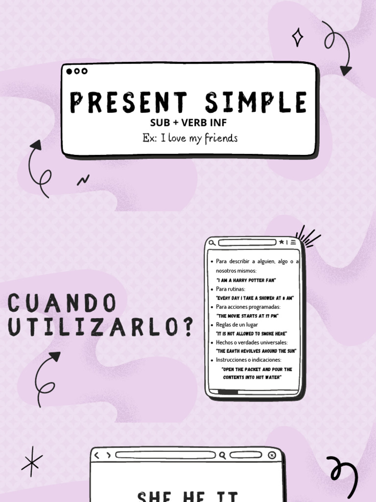 PRESENTACION PRESENT SIMPLE | PDF