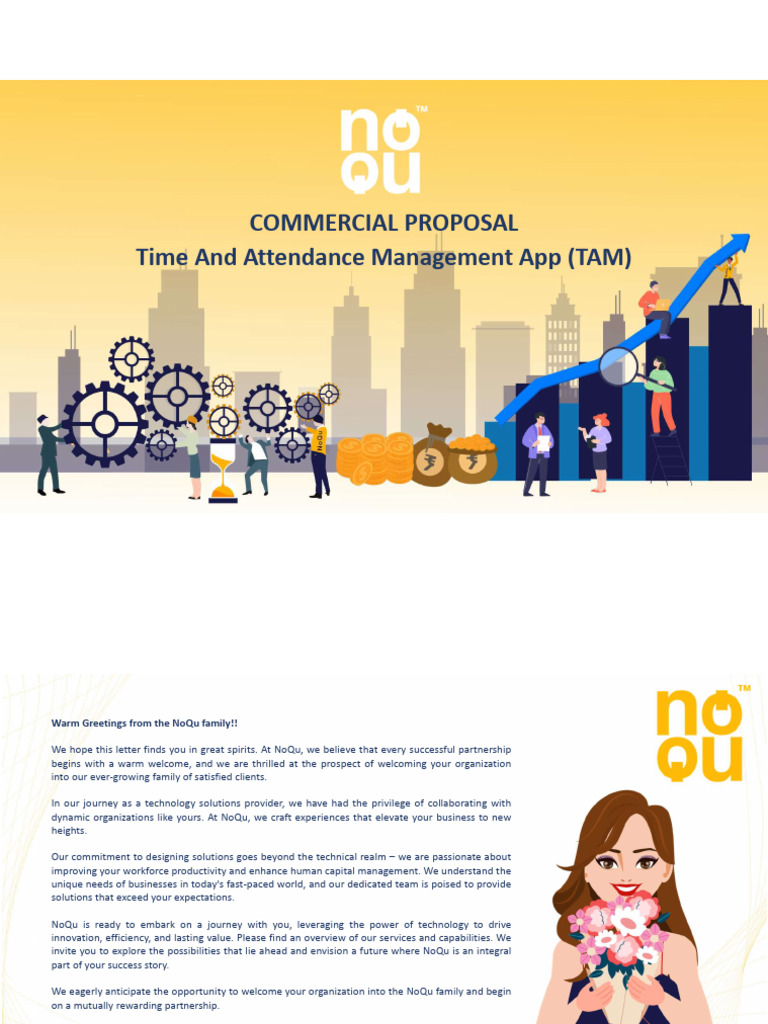 Time and Attendance Management App (TAM) Commercial Proposal | PDF ...