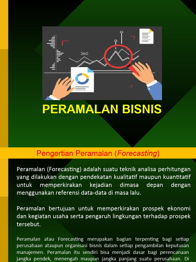Definisi dan Jenis Peramalan Bisnis | PDF
