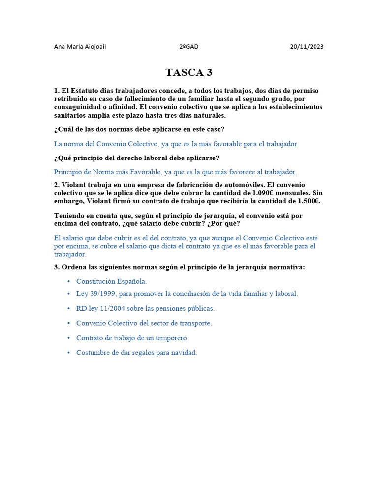 TASCA 3 | PDF