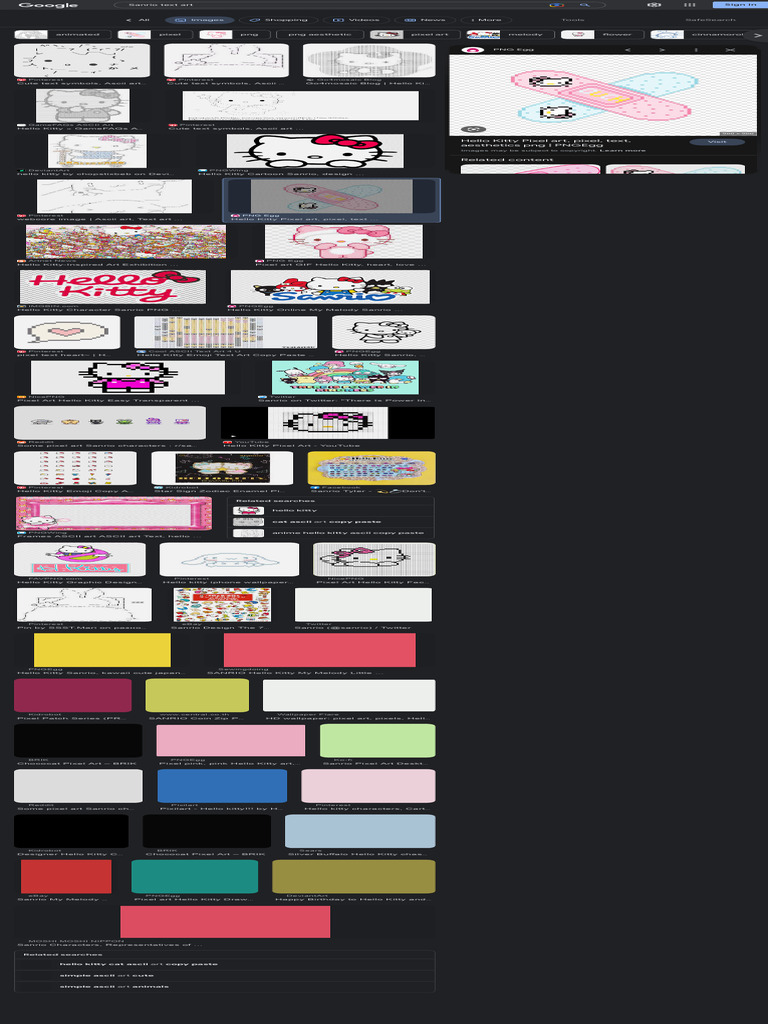Sanrio Text Art - Google Search | PDF