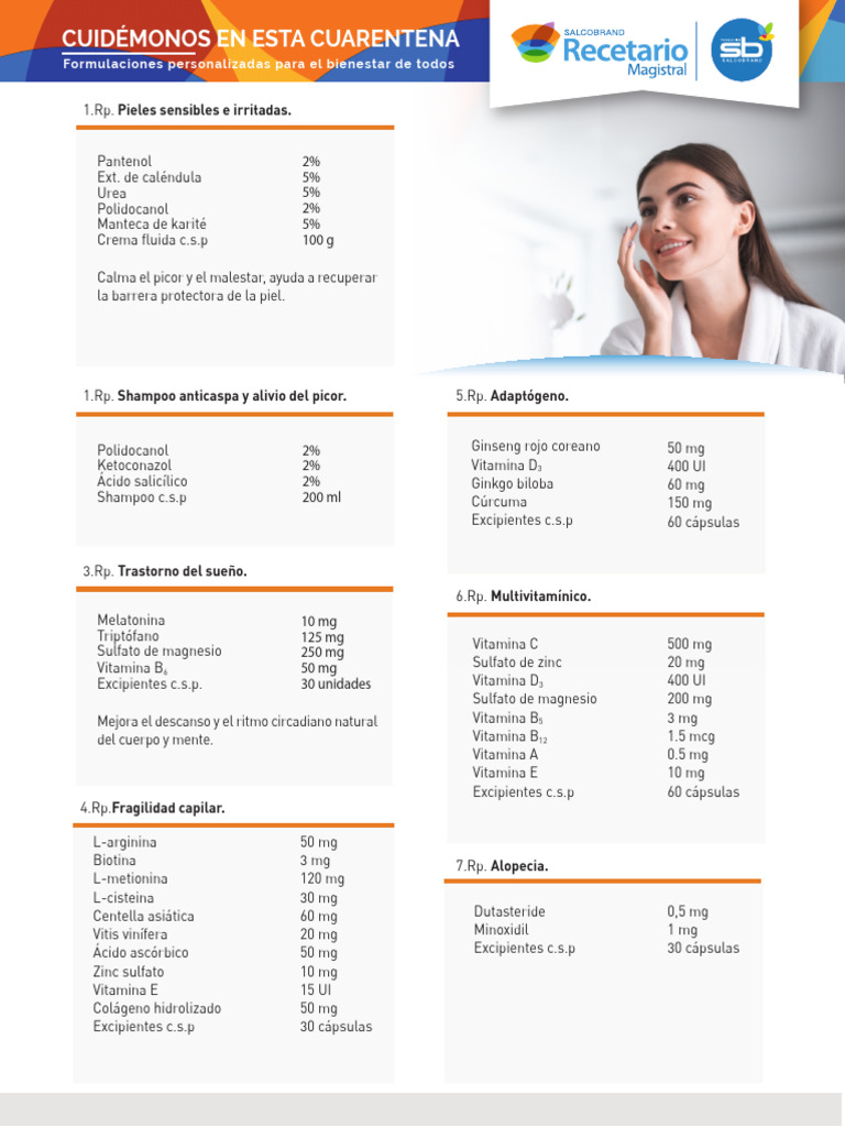 Receta Magistral para Cuarentena | PDF | Comida y bebida | Biomoléculas