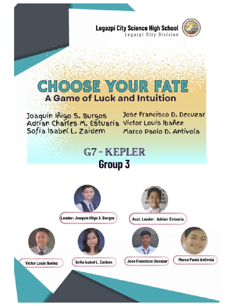 Choose Your Fate | PDF | Mathematics | Numbers