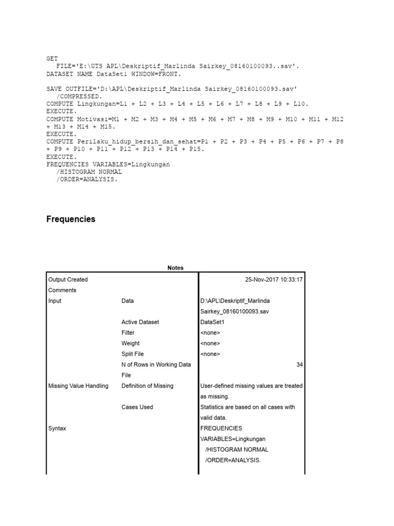 Deskriptif | PDF | Mean | Mode (Statistics)