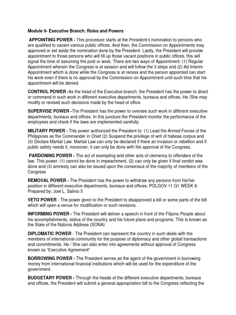 Module 9-10 PPG | PDF | United States Congress | American Government Module 9-10 PPG | PDF | United States Congress | American Government