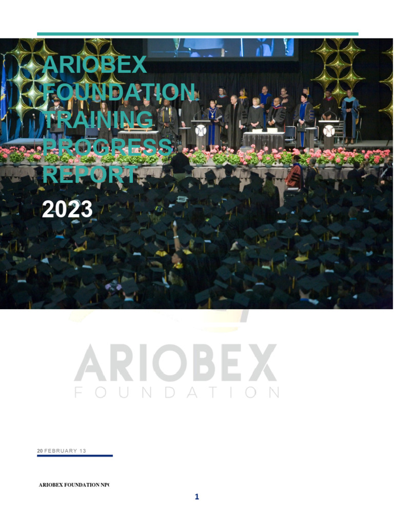 AF Training Progress Report 2023. | PDF