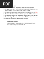 COT Observation Notes Form 2025 | PDF