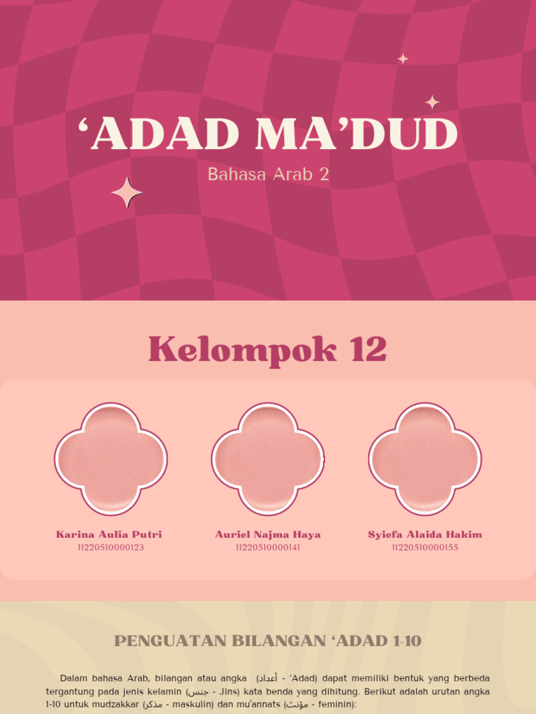 Kelompok 12 - 'Adad Ma'dud | PDF