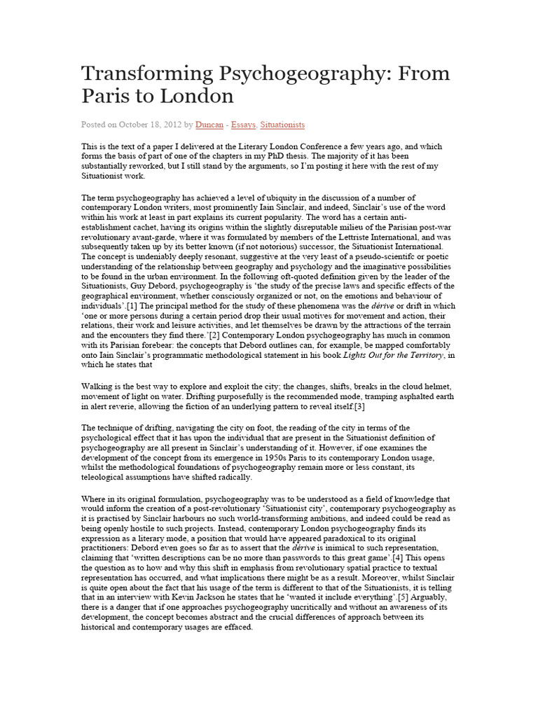 Hay Duncan | PDF | Situationist International