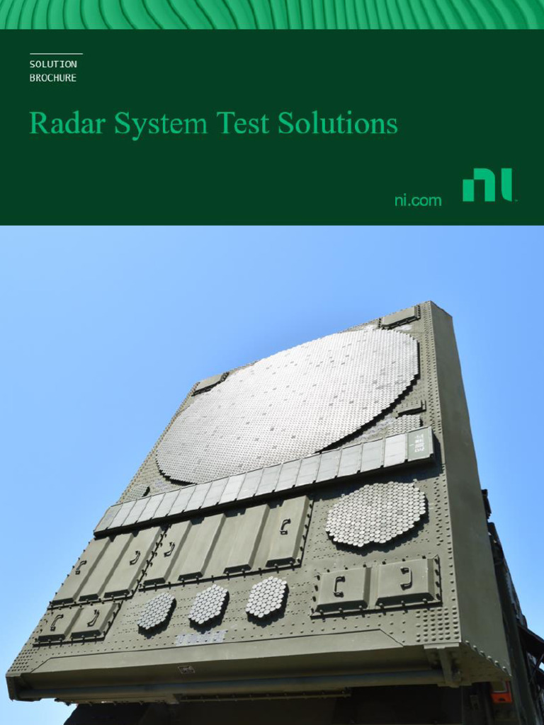 Radar Systems Test Solutions Brochure | PDF | Field Programmable Gate ...