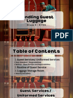 Sop Handling Check in Walk in Guest PDF | PDF