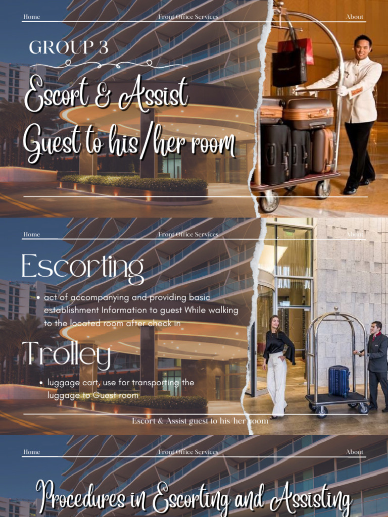 Escort Assisting Guest - Group3 | PDF