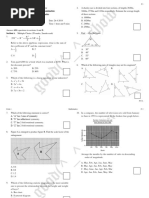 Form 3 - 1st Term Revision Test (2022-2023) (Revised) | PDF | Area | Sphere