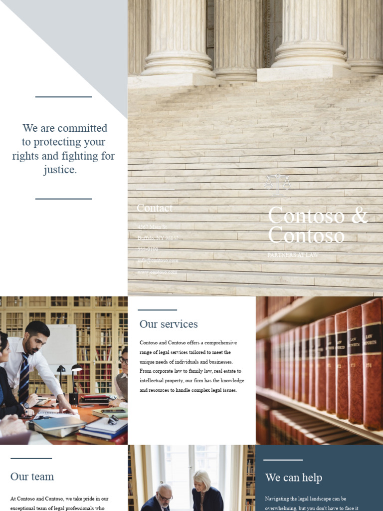 Angled Tri-Fold Brochure | PDF | Lawyer | Intellectual Property