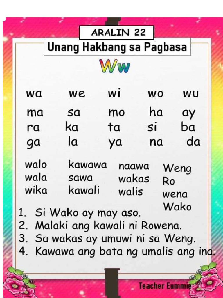 UNANG-HAKBANG-SA-PAGBASA | PDF