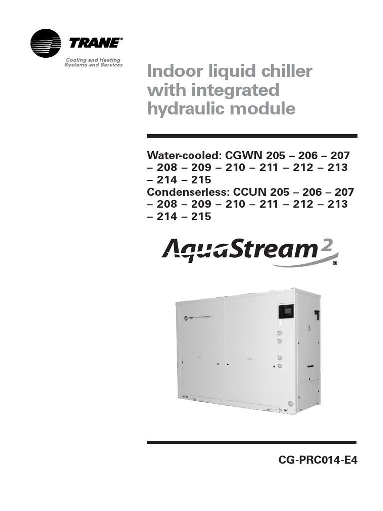 Trane Ecgwn 214 | PDF | Heat Exchanger | Air Conditioning