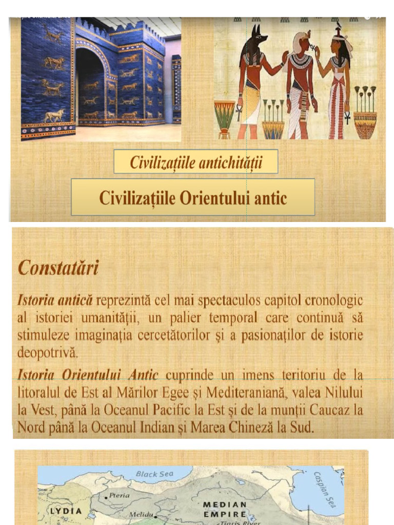 Civiliza'iile Orientului Antic | PDF
