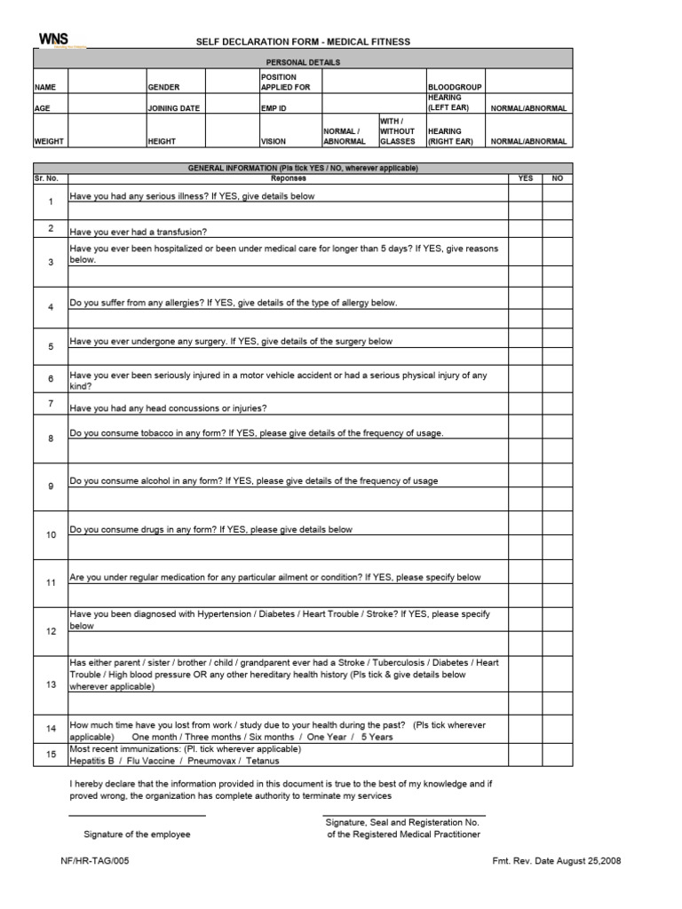 Medical Form & Document Checklist | PDF | Hypertension | Epidemiology