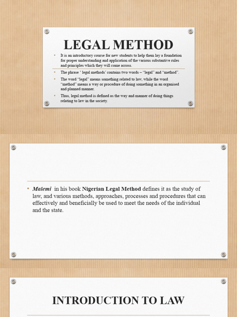 Legal Method | PDF | Crimes | Crime & Violence