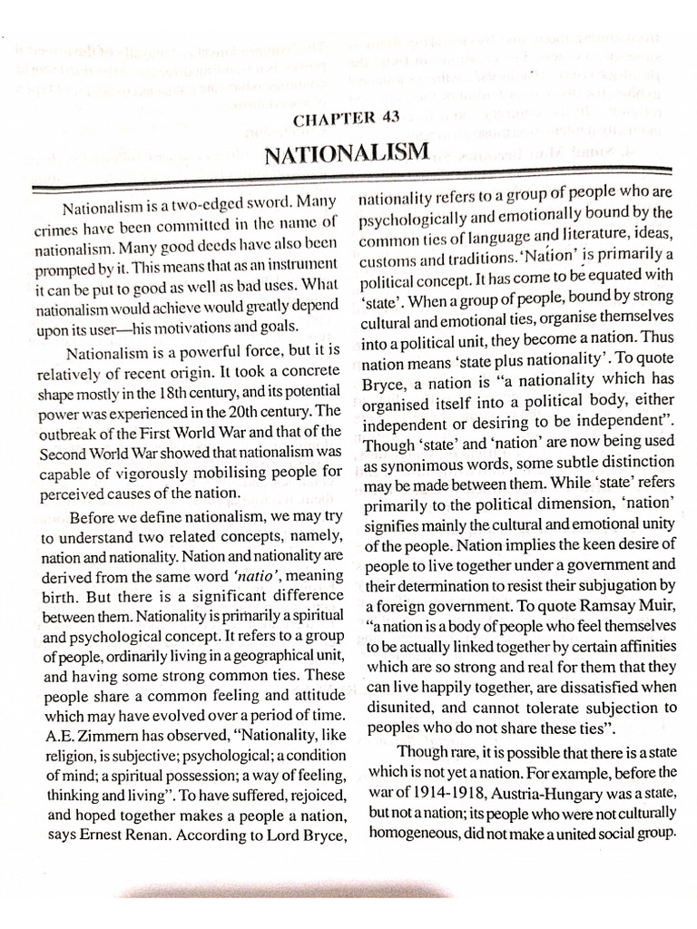 Nationalism | PDF
