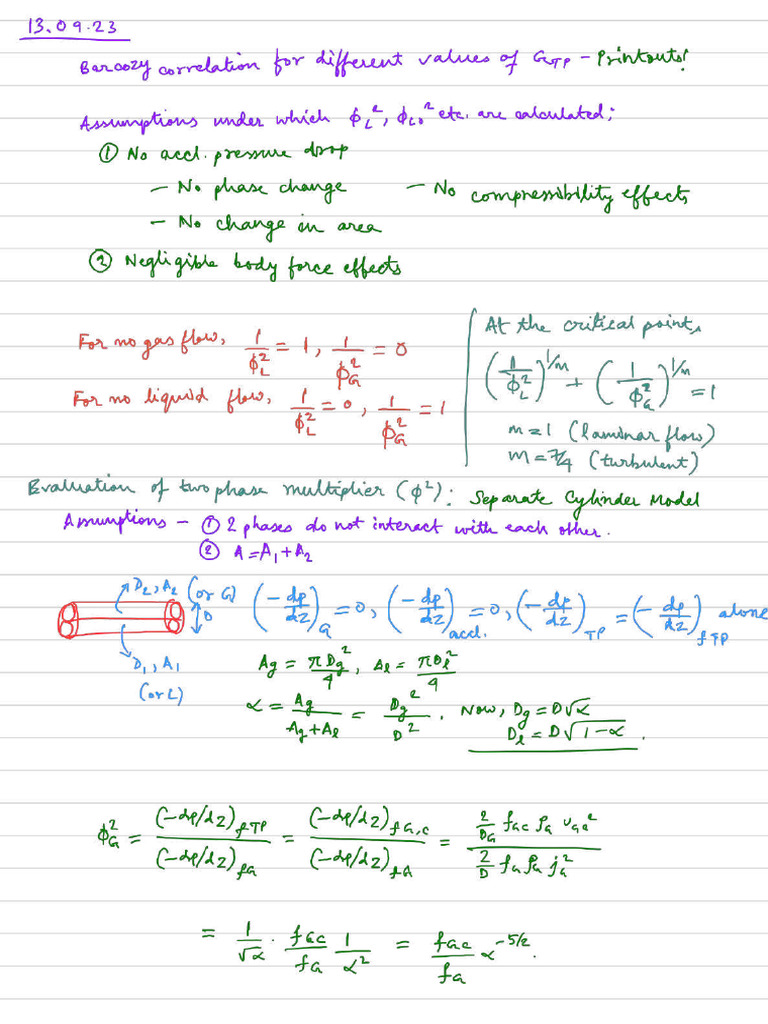 One-Dimensional Drift Flux Model Explained | PDF | Fluid Dynamics ...