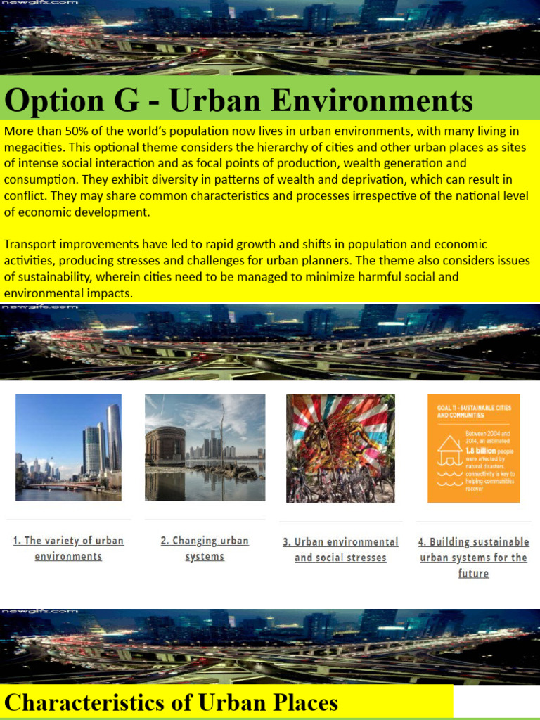 IB Urban Environments Option G (Latest 2024) | PDF | Air Pollution ...