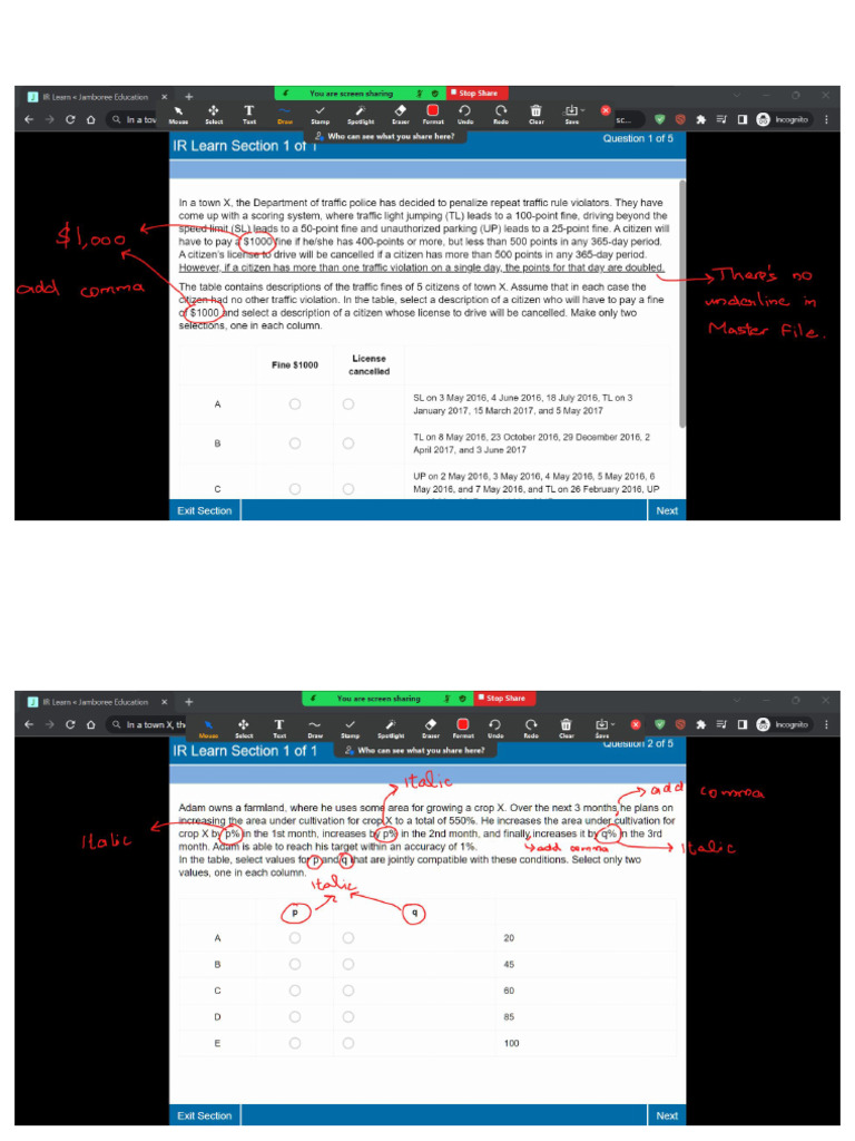 Corrections in IR Learn | PDF