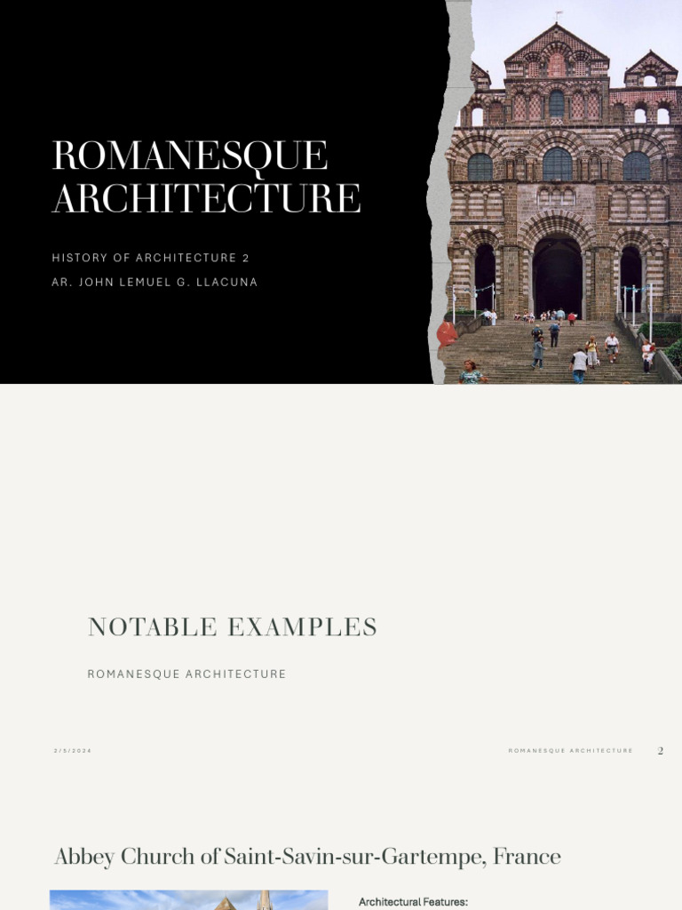 1_ROMANESQUE-ARCHITECTURE_Part-3 | PDF | Gothic Architecture | Church (Building)