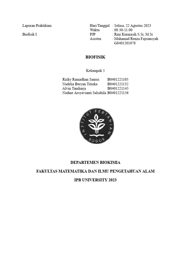 Laprak Biokim 2 | PDF