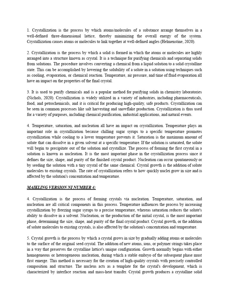 I Love Hate Lab Rep | PDF | Crystallization | Solubility