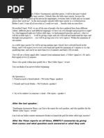 Table Topics Master Script PDF | PDF | Question | Semiotics