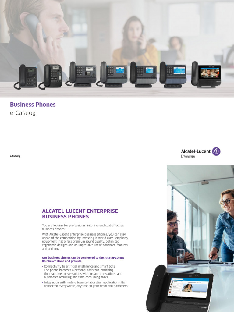 Business Phones Ecatalog en | PDF | Telephone | Smartphone