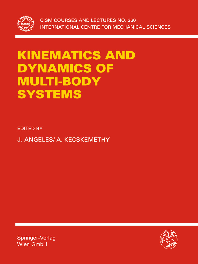 J. Angeles, A. Kecskeméthy (Eds.) - Kinematics and Dynamics of Multi-Bod | PDF | Eigenvalues And ...