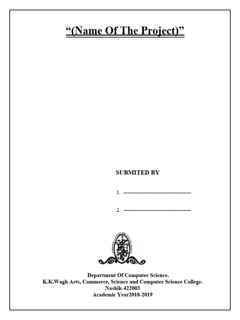 Project Doc - TYBCA 2018-19 | PDF | Systems Science | Information ...