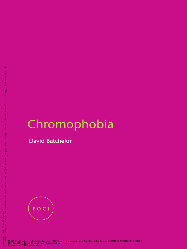 Chromo Phobia | PDF