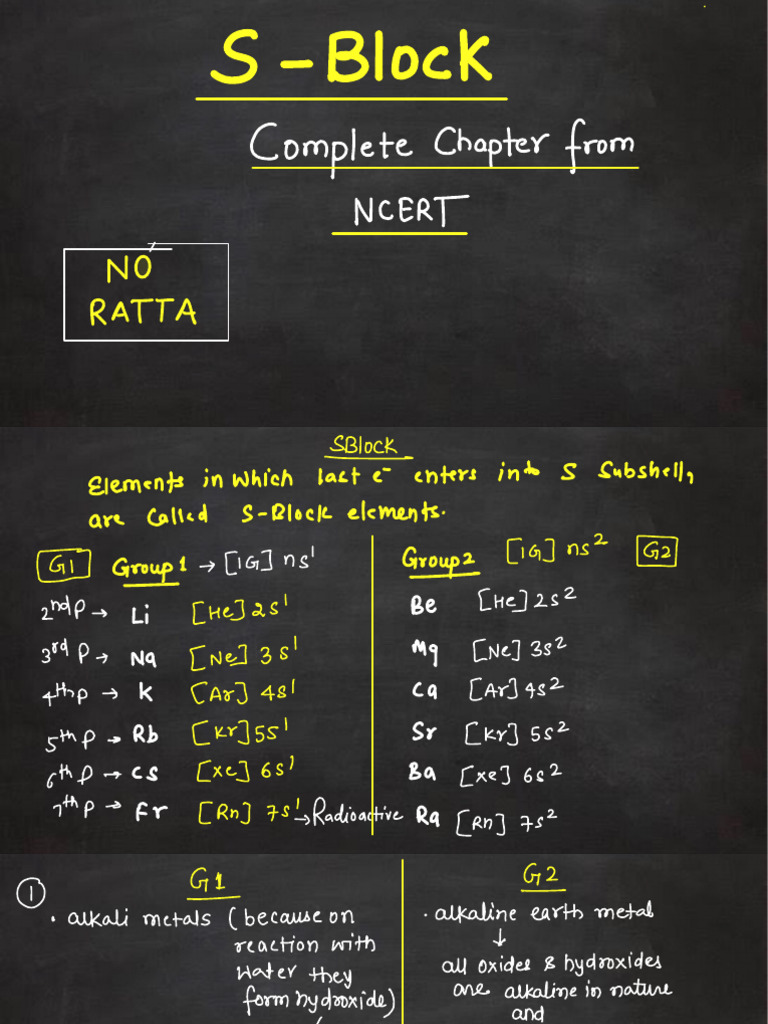 6391943fa9173 S Block Complete Lecture Handwriting Notes | PDF ...