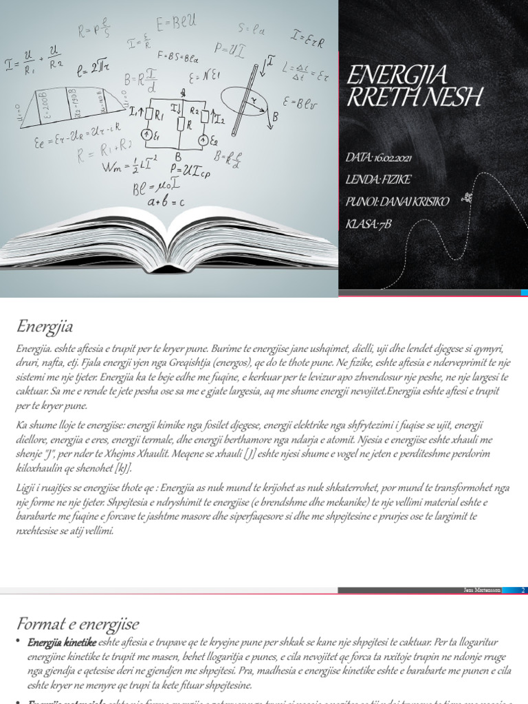 Energjia Rreth Nesh | PDF