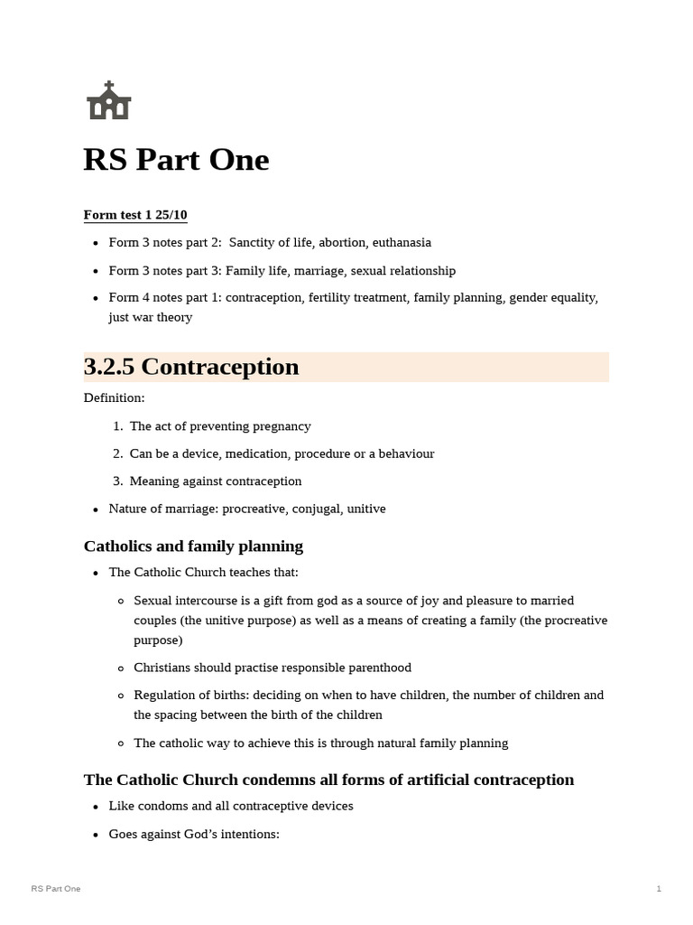 F4 Form Test 1 | PDF | Surrogacy | Birth Control