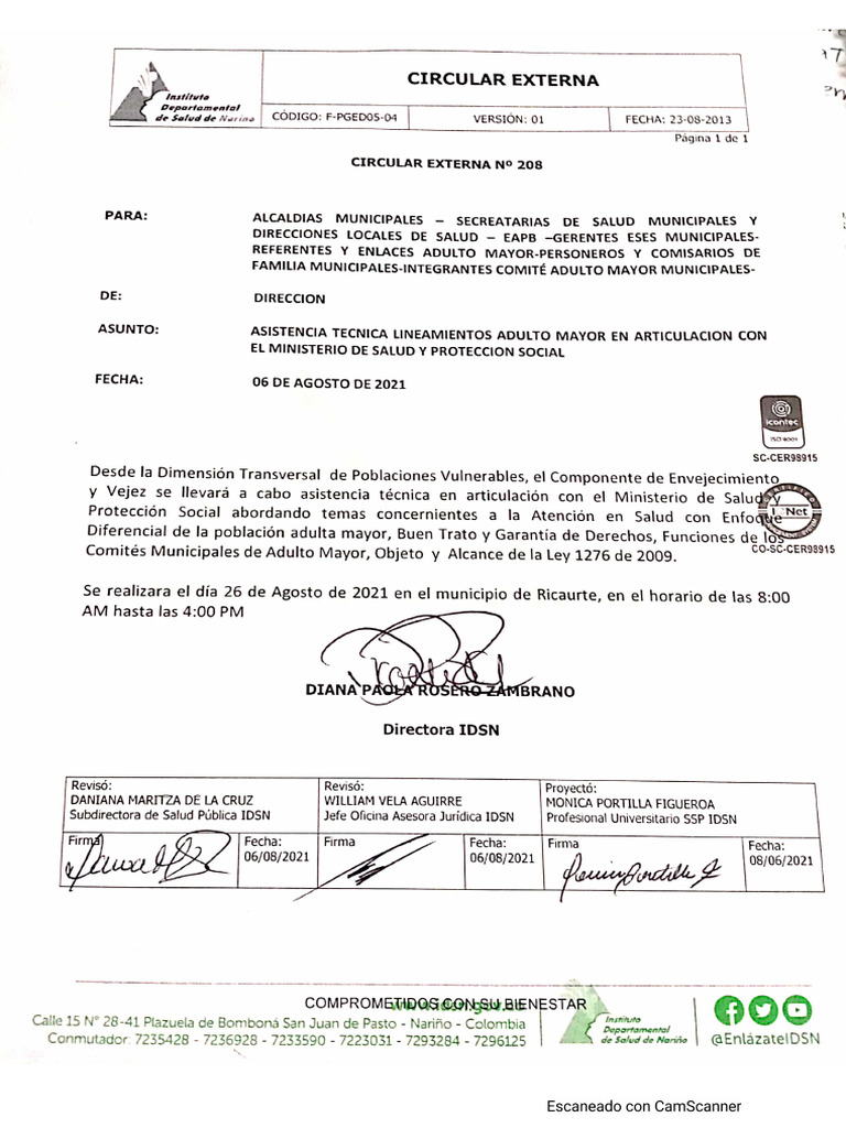 Circular Externa 208 | PDF