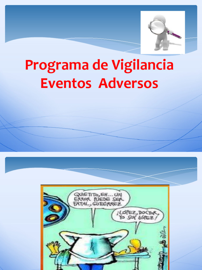 Vigilancia y Reporte de Eventos Adversos | PDF | Seguridad del paciente