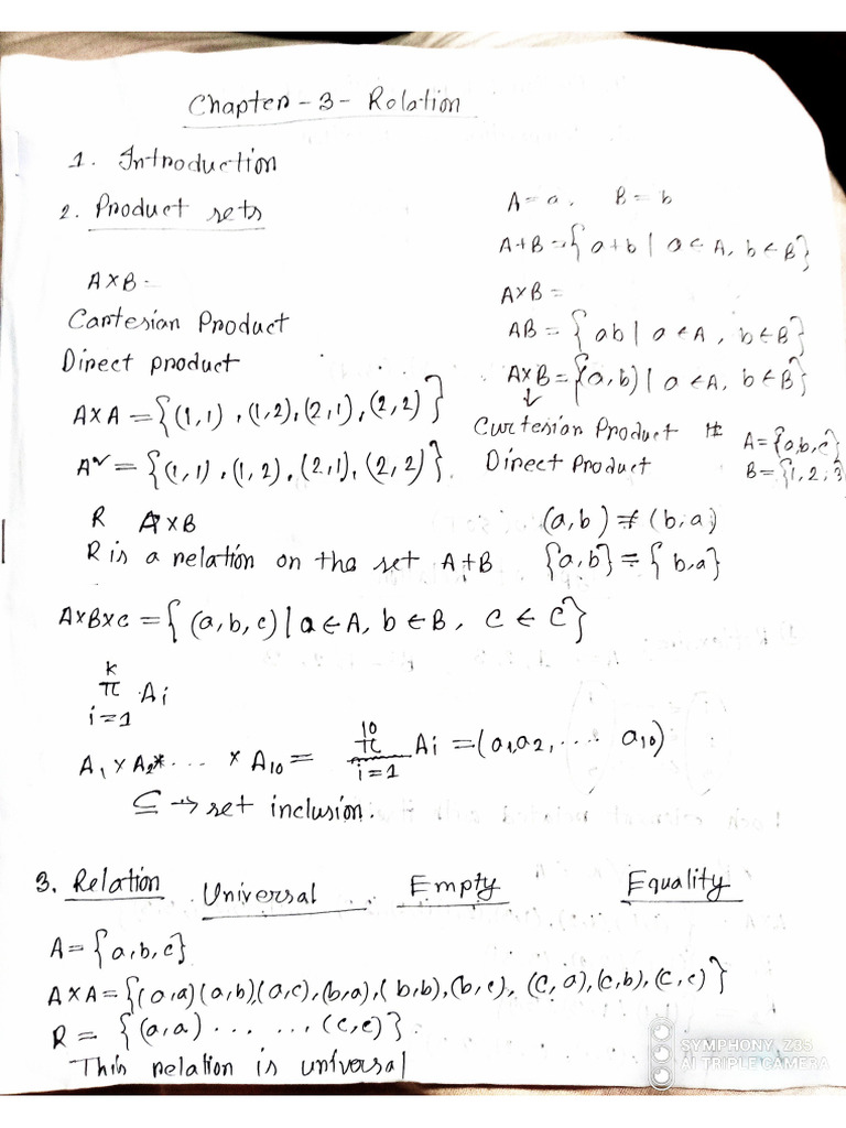 Set Theory Chapter 3 Note | PDF