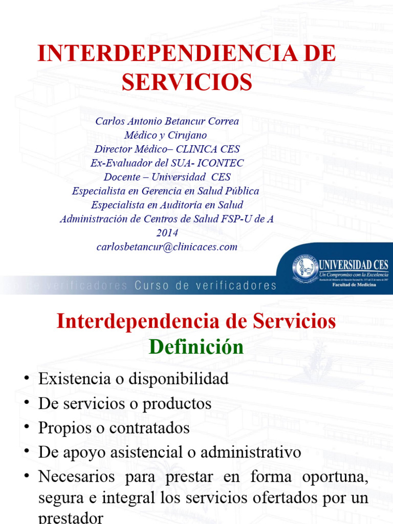 Interdependencia de Servicios en Salud | PDF | Hospital | Oncología