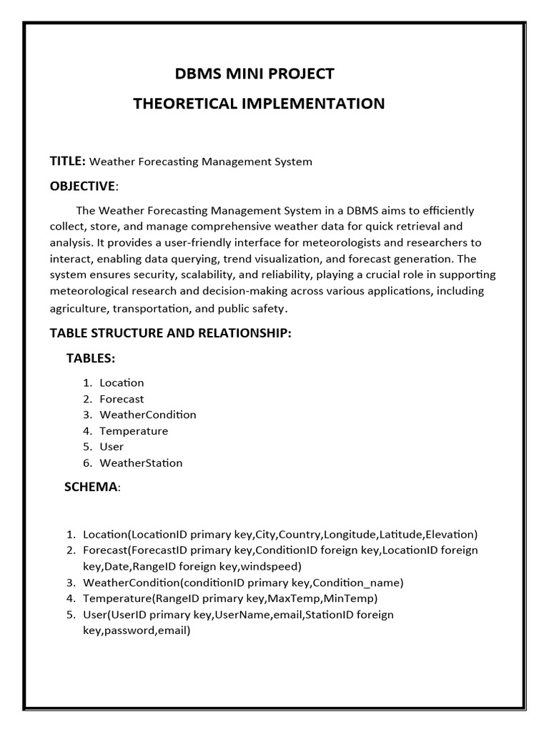 DBMS Mini Project | PDF