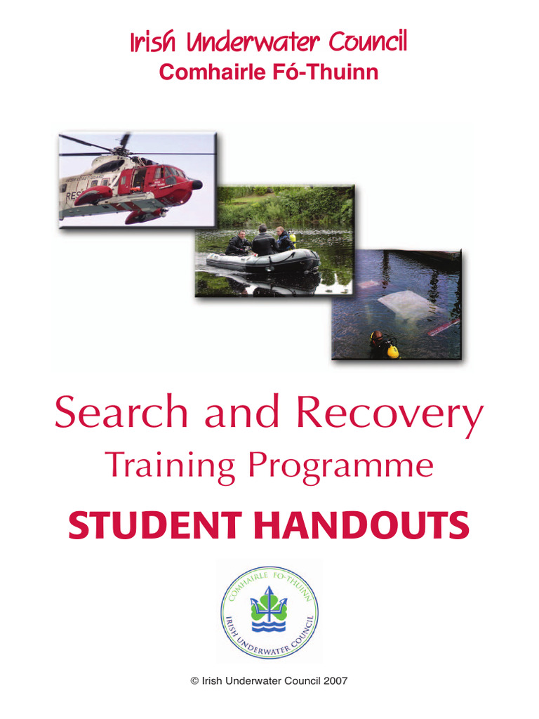 002259-1-Search_and_Recovery_Handout_v1.0_1_ | PDF | Underwater Diving ...