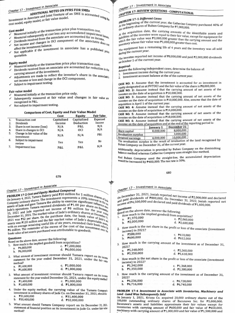 Invs Associate Asses | PDF