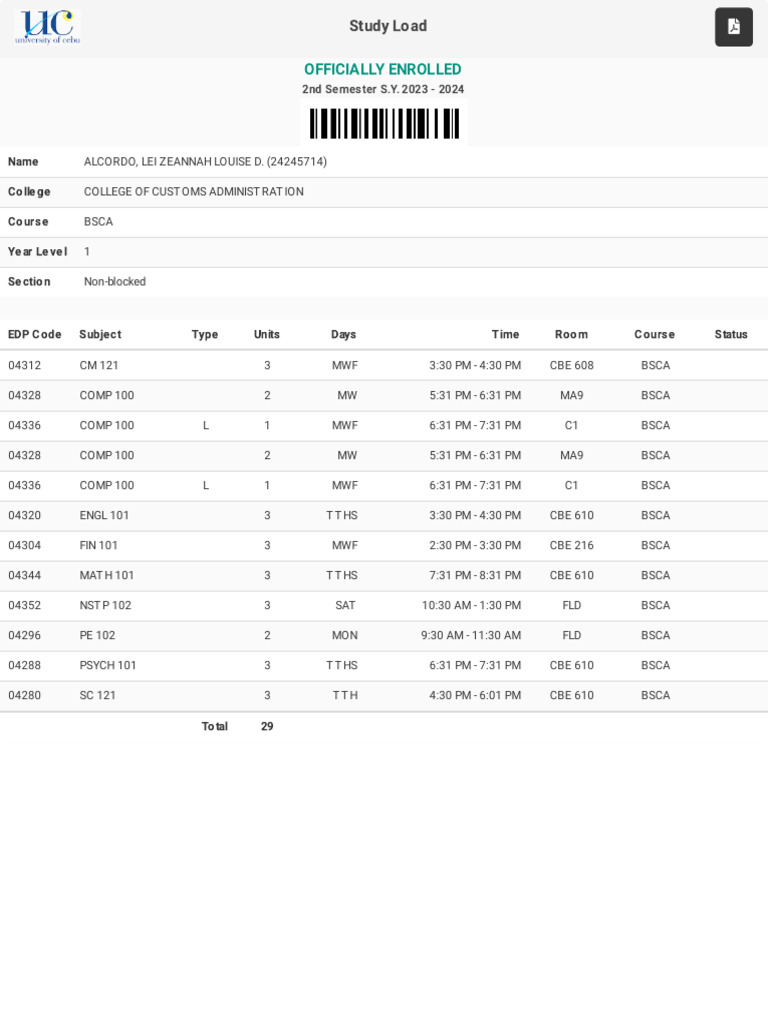 UC Web Portal | PDF